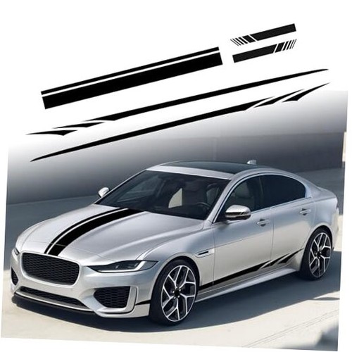 5pcs Car Side Body Stickers Car Hood Decal Car Stripe Decals Rearview ...