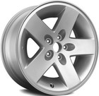 16" JEEP WRANGLER WHEEL RIM FACTORY OEM 9047 2002-2006 MACHINED SILVER ...