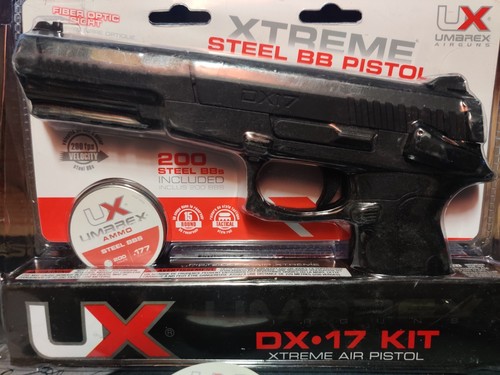 Umarex DX17 Spring-Powered BB Air Pistol Kit New In Packaging- 200 BB ...