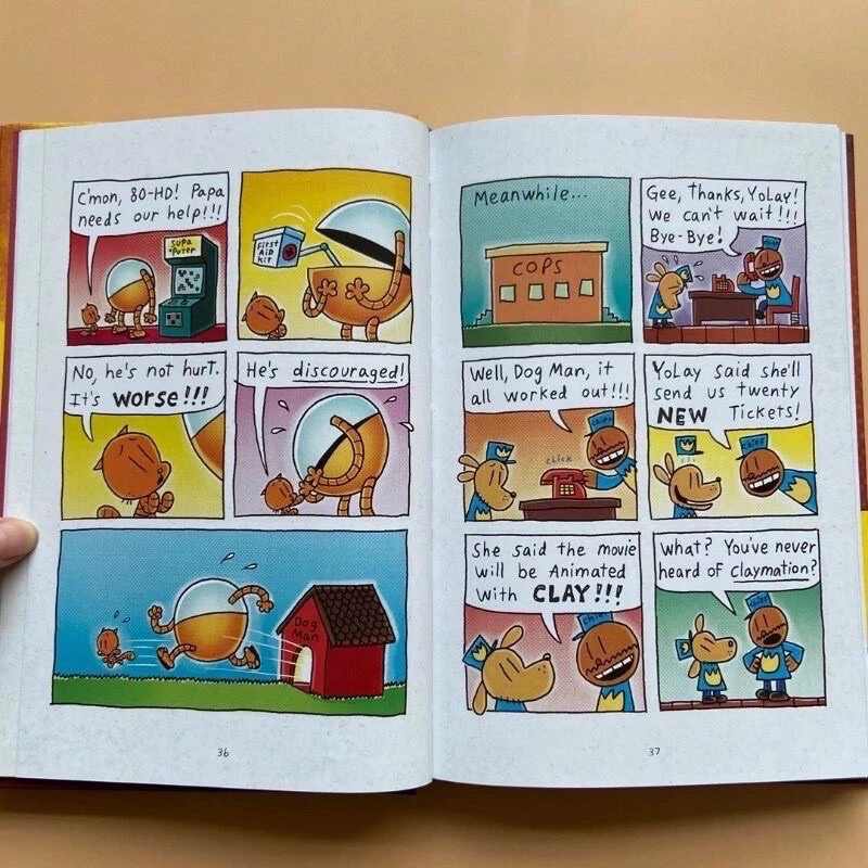 Dog Man Series 1-18 books set Dogman Children's Collection by Dav ...