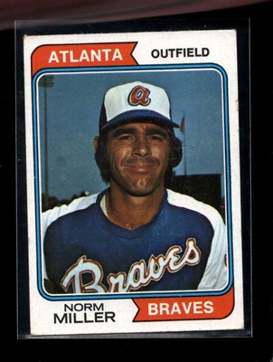 1974 TOPPS #439 NORM MILLER VG+ BRAVES SET FILLER *PS0284 | eBay