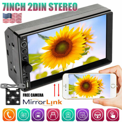 FITS CHEVY-GMC TRUCK-VAN-SUV Bluetooth Usb Radio Stereo Double 2 Din ...