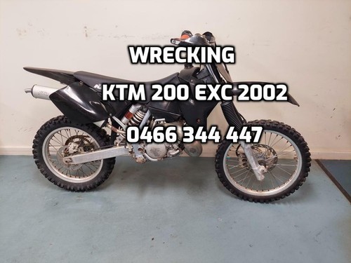 KTM 200 EXC 2002 BARE FRAME CHASSIS 125 250 300 sx # WRECKING BIKE | eBay