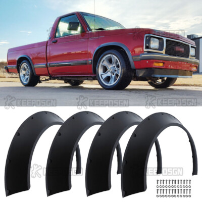 890mm Matte Black Fender Flares Wheel Arch Extra Wide Body Kit For ...