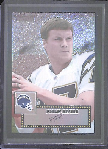 2006 Topps Heritage Rookie Black Refractor #THC90 Philip Rivers No 24 ...