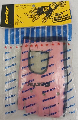 LRG.Pink RECTOR RIOT SKATE GLOVES W/O Thumb PUNK ROCK 80’s - NEW IN ...