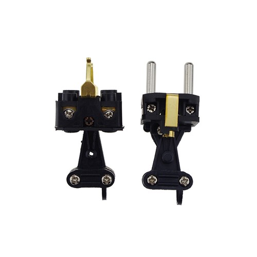 EU Rubber Socket Plug 16A 250V Electrial Grounded European Connector ...