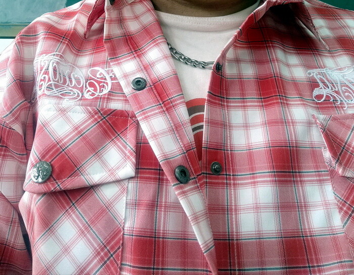 Mexican Gangster Plaid Shirt