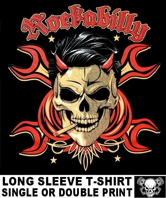 Rockabilly Greaser Skull Art 1+ Thousand Rockabilly Skull Royalty Free