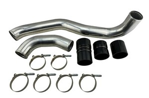 Turbo Hot Side Intercooler Pipe Boot Kit CAC Tube for 08-10 6.4L Turbo ...