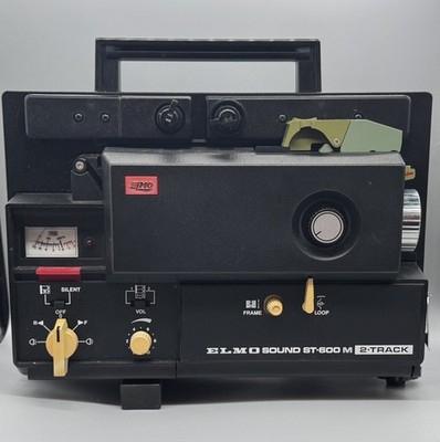 Elmo ST-600 M 2-Track Super 8 Sound Projector – Tested, Working, Boxed ...