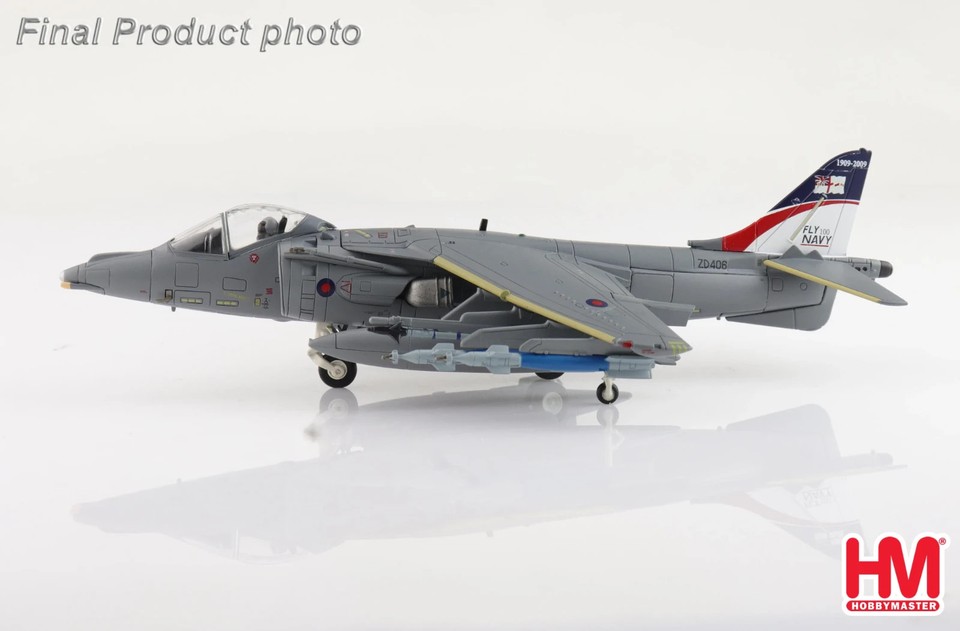 HOBBY MASTER HA2652 1/72 HARRIER GR9 ZD406 STRIKE WING RAF COTTESMORE ...