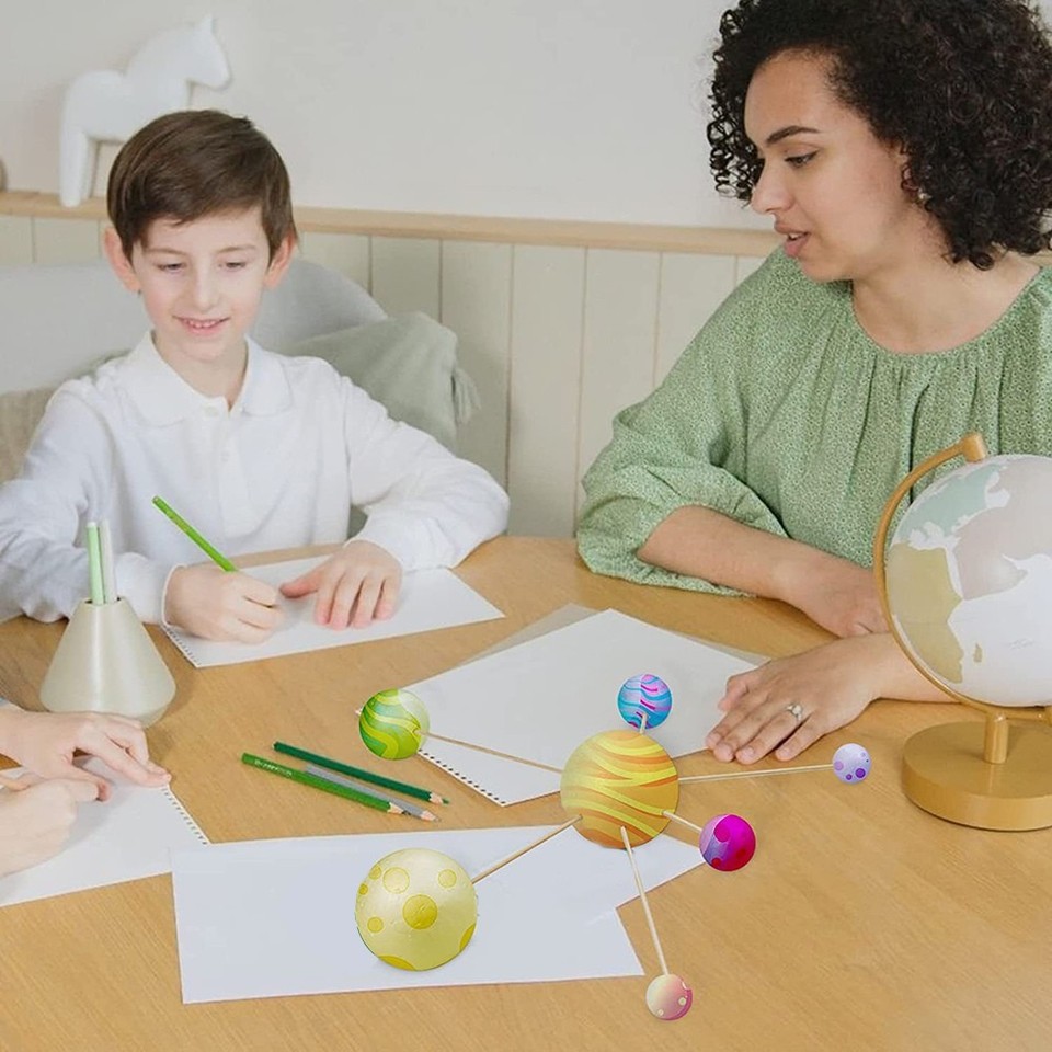 Solar System Project Kit, Planet Model Crafts 28 Mixed Sized ...
