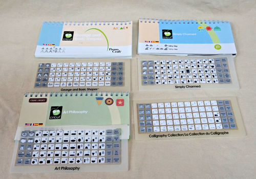 Cricut keypad Overlays and books Lot- No Cartridges | eBay