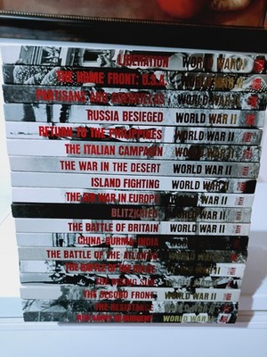 Lot of 18 Time-Life World War II Books Set WWII History Military ...