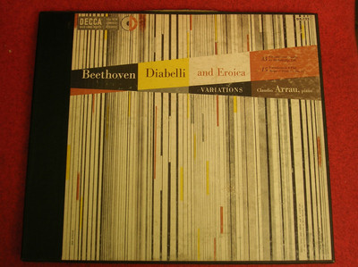 BOX 2 LP BEETHOVEN-DIABELLI AND EROICA-VARIATIONS-Claudio ARRAU-DECCA ...