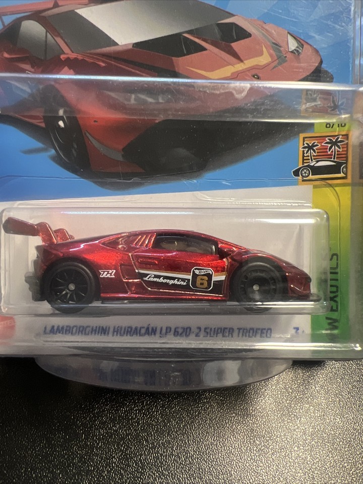 HOT WHEELS Super Treasure Hunt STH - LAMBORGHINI HURACAN LP 620-2 SUPER ...