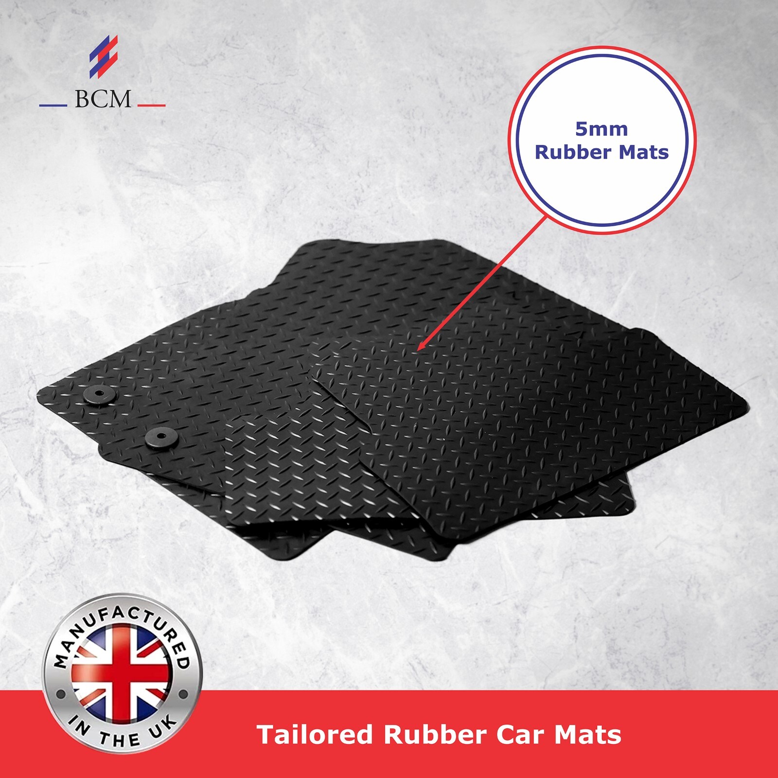 Fits Bmw 1 Series F20 Hatch 2011-2019 Tailored 5mm HD Rubber Car Rear ...