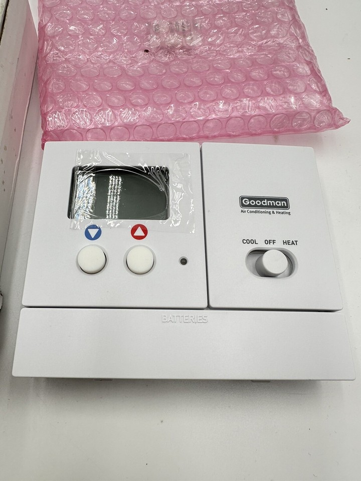 Goodman Programmable Digital Thermostat TSTATg2152-2 2-Heat 1-Cool Heat ...