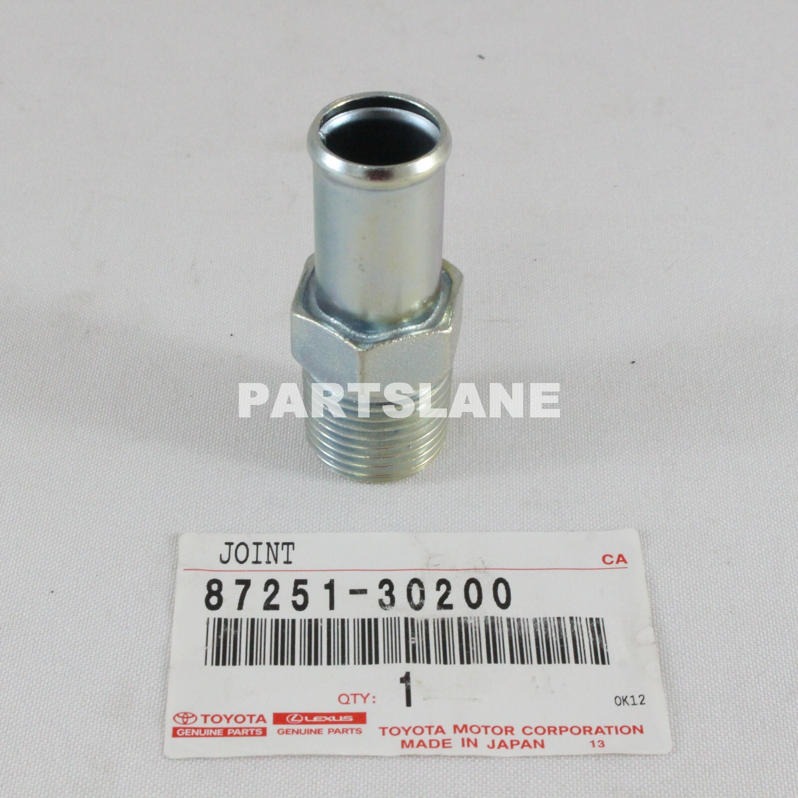 87251-30200 Toyota OEM JOINT OR UNION, FRONT HEATER HOSE THROUGH OR ...