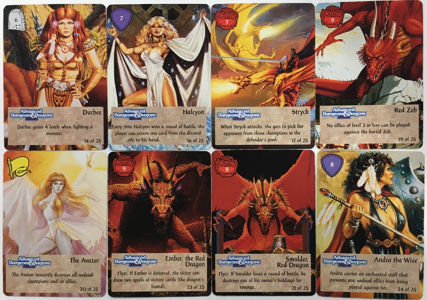 SPELLFIRE CHASE CARD LOT OF 22 FIRST EDITIONS ALL CARDS ARE NEAR MINT ...