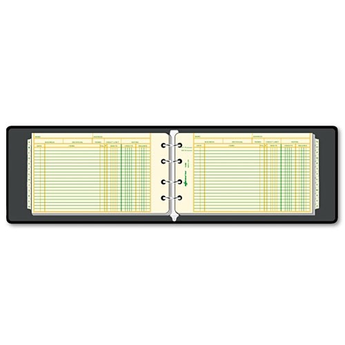 Rediform 63453 1in 4-ring Ledger Binder With 100 Mini-ledger Sheets and A-z Inde for sale online ...