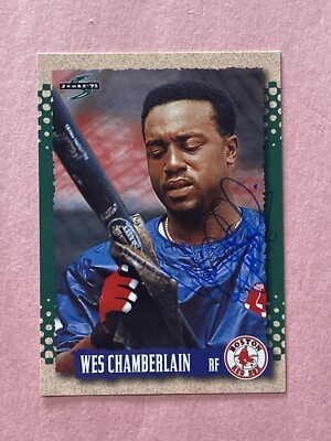 Wes Chamberlain 1995 Score IP Auto Autograph | eBay