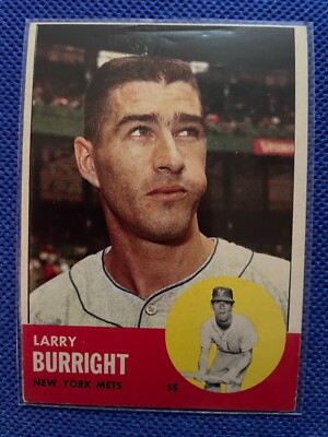 1963 topps # 174 LARRY BURRIGHT | eBay