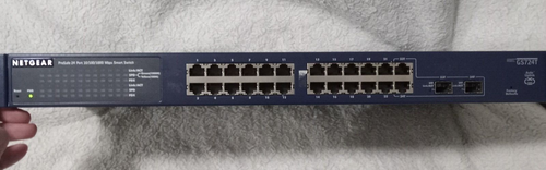 NETGEAR GS724T v2 PROSAFE 24 PORT 10/100/1000 MBPS SMART SWITCH RACK ...