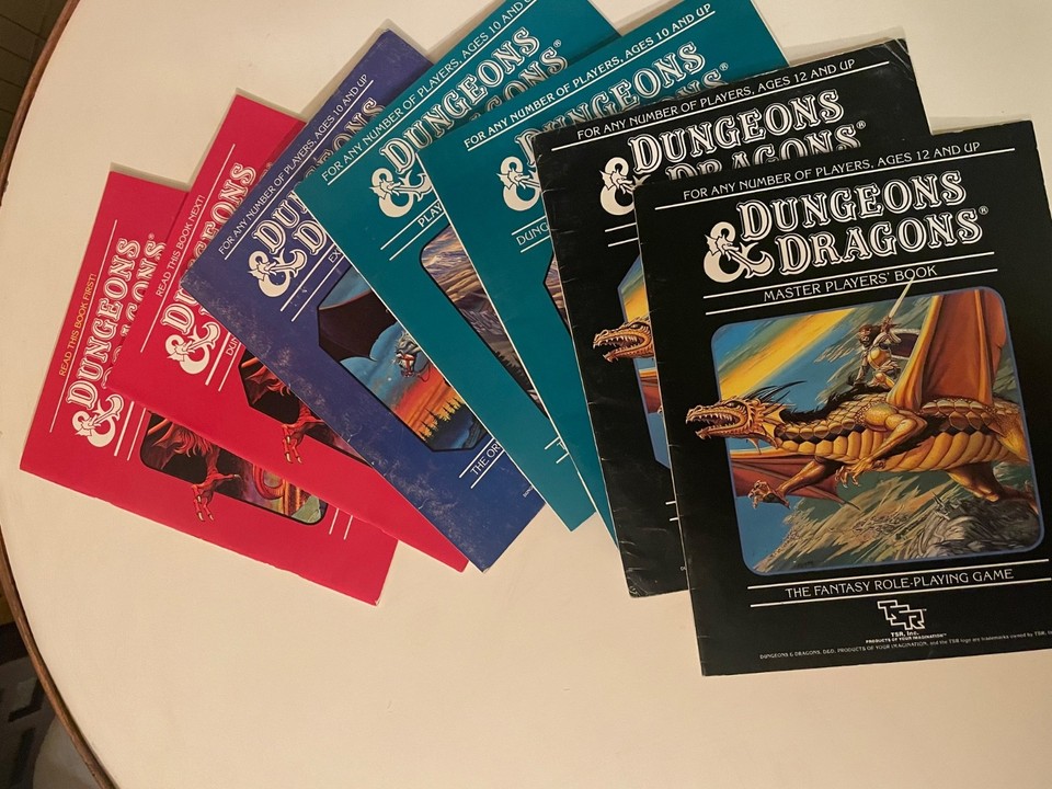 Dungeons And Dragons Basic Set Rules 1, Expert, Companion and Master ...