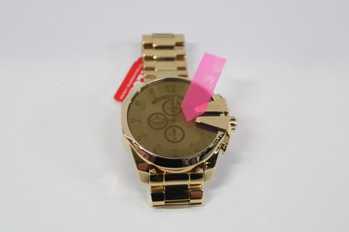 Montre Mega Chief chronographe, en Acier Inoxydable, dore, pour Homme ...