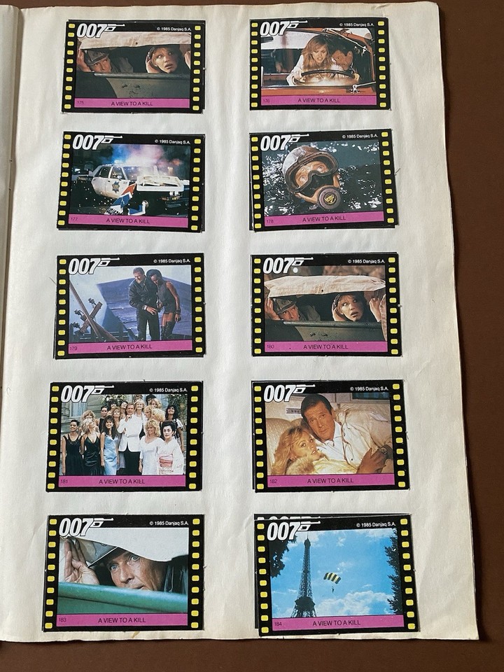 MONTY GUM 1985 STORY OF JAMES BOND 007 COMPLETE ALBUM | eBay