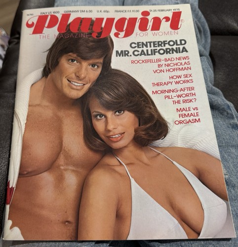 Playgirl Magazine, Feb 1975 John Corvello Centerfold Mr. California Vintage | eBay
