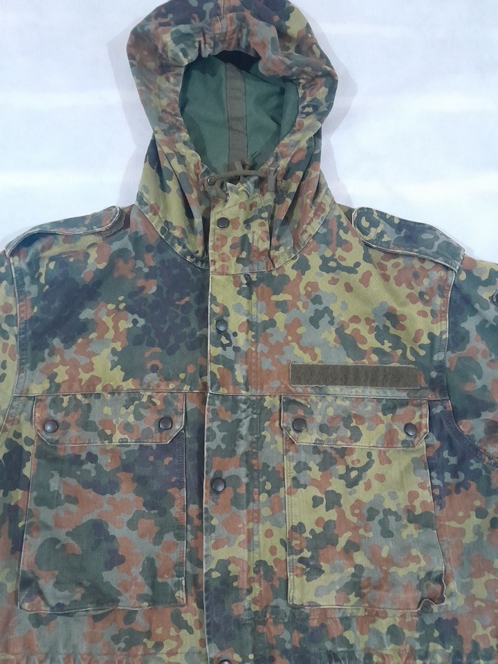 Germany Military Jacket Flecktarn Camouflage Size XL Camo Military ...