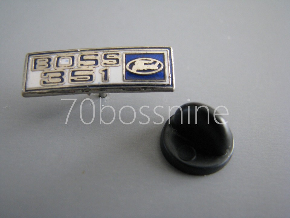 FORD BOSS 351 ENGINE LOGO 7/8" AUTOMOTIVE HAT PIN LAPEL PIN | eBay