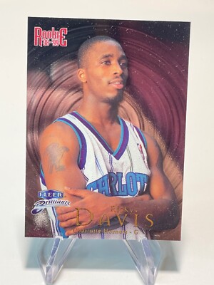 RICKY DAVIS 1998-99 Fleer Brilliants #119 RC Rookie Hornets | eBay