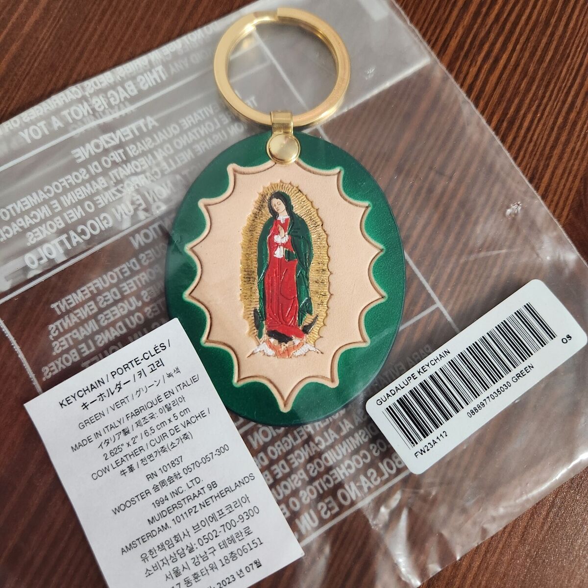 Supreme Guadalupe Leather Keychain Green Made In Italy | eBay Supreme Guadalupe Leather Keychain Green Made In Italy | eBay