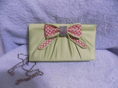 CEM Women's Clutch Purse Handbag with Silver Strap New | eBay