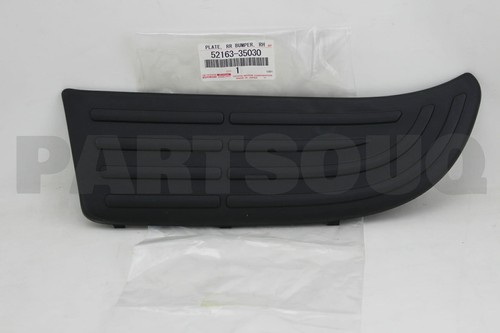5216335030 Genuine Toyota PLATE, REAR BUMPER, RH 52163-35030 | eBay