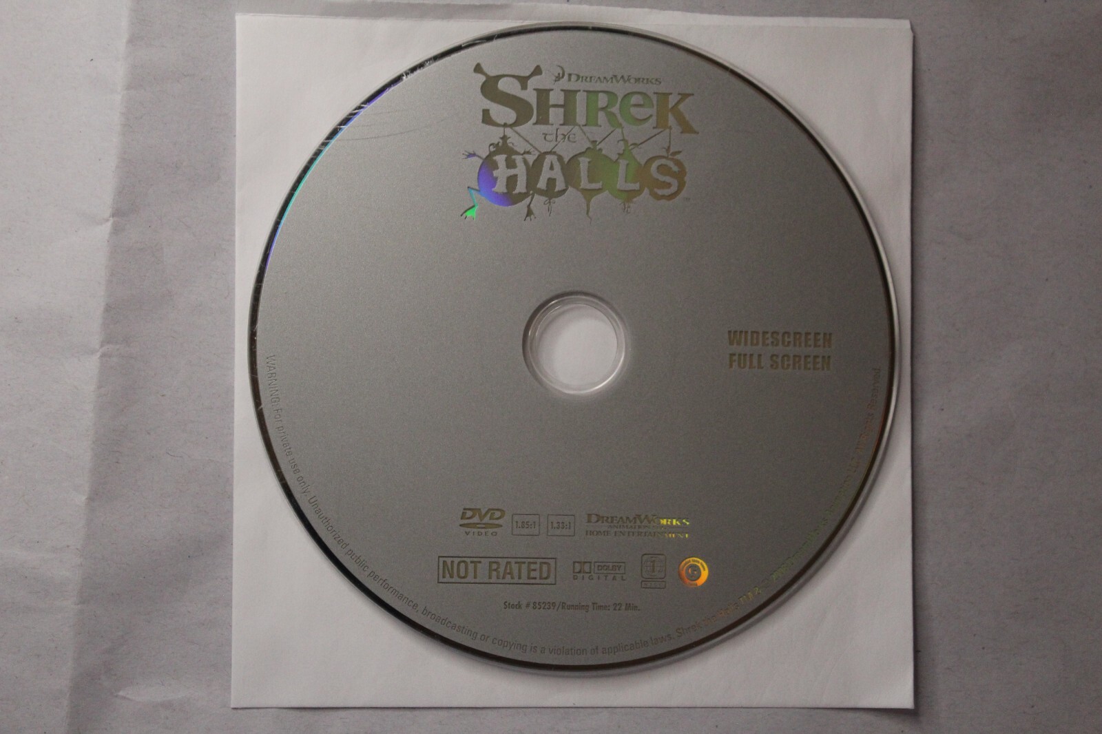 Shrek The Halls (DVD, Widescreen, Full screen, 2008) 97368523944 | eBay