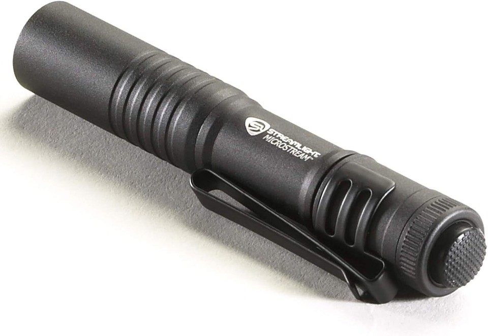 Streamlight LED Flashlight HI Lumens C4 MicroStream Pen Mini Black ...