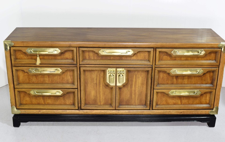 Mid Century Chinoiserie Sideboard by Basic Witz Furniture | eBay