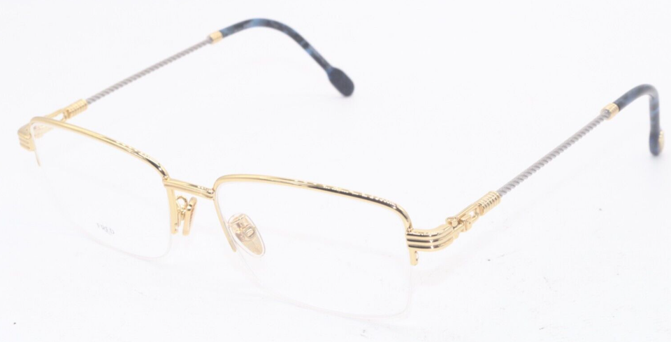 NEW FRED FG 50031U 031 GOLD WITH SILVER CABLE TEMPLES AUTHENTIC ...
