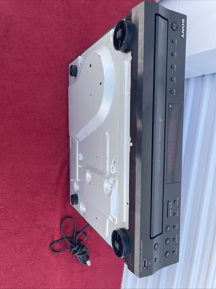 Sony CDP-CE500 Multi CD Player 5 Disc Changer w/USB Recording Tested ...