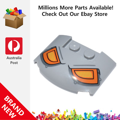 Genuine LEGO™ Light Grey Wedge 3 x 4 x 2/3 Triple Curved 93604 6421740 ...