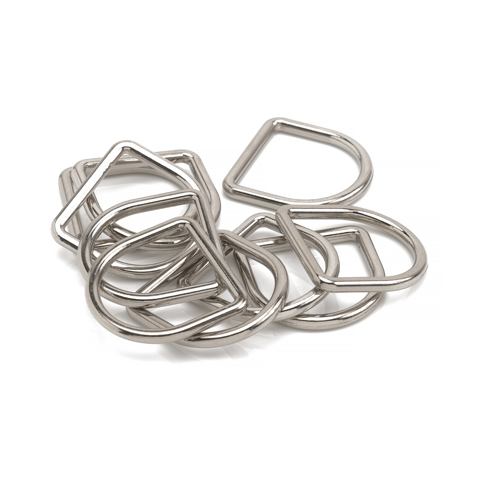 Welded D Rings for Webbing & Bag Straps 20mm 25mm 30mm 35mm 40mm Metal ...