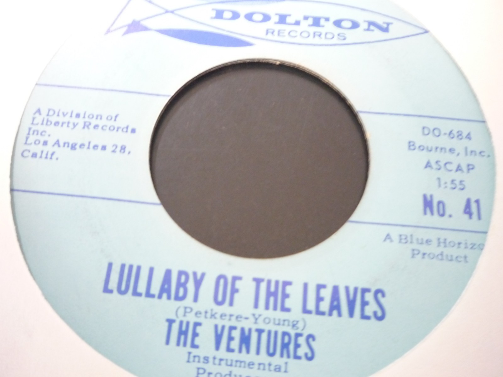 The Ventures-Lullaby of the leaves/Ginchy 45 rare surf dolton #41 | eBay