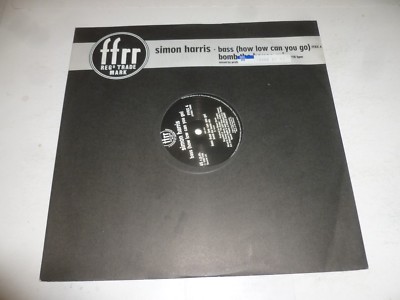 SIMON HARRIS - Bass (How Low Can You Go) - 1988 UK 3-track 12" Vinyl ...