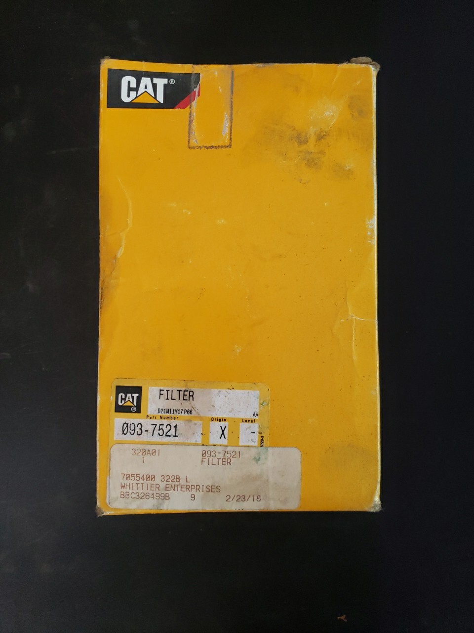 CATERPILLAR 0937521 - cross reference oil filters | oilfilter ...