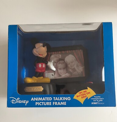 Disney Mickey Mouse Animated Talking Picture Frame NEW IN BOX -Great ...